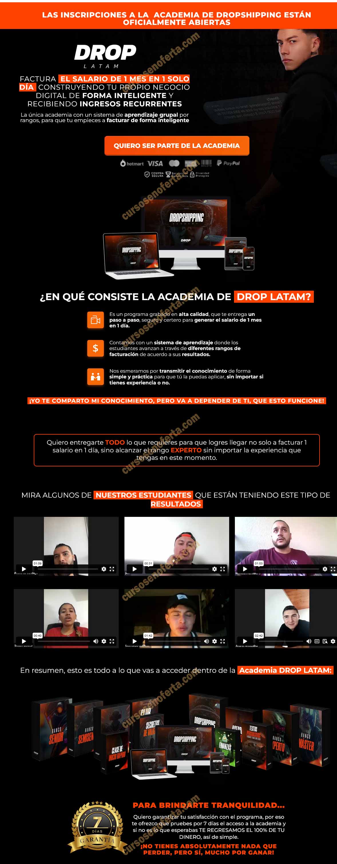 Dropshipping Academy Drop Latam - Esteban Hype - cursosenoferta.com
